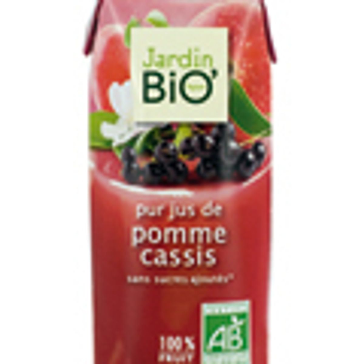 Avis Pur jus de pomme cassis bio Jardin Bio - FemininBio