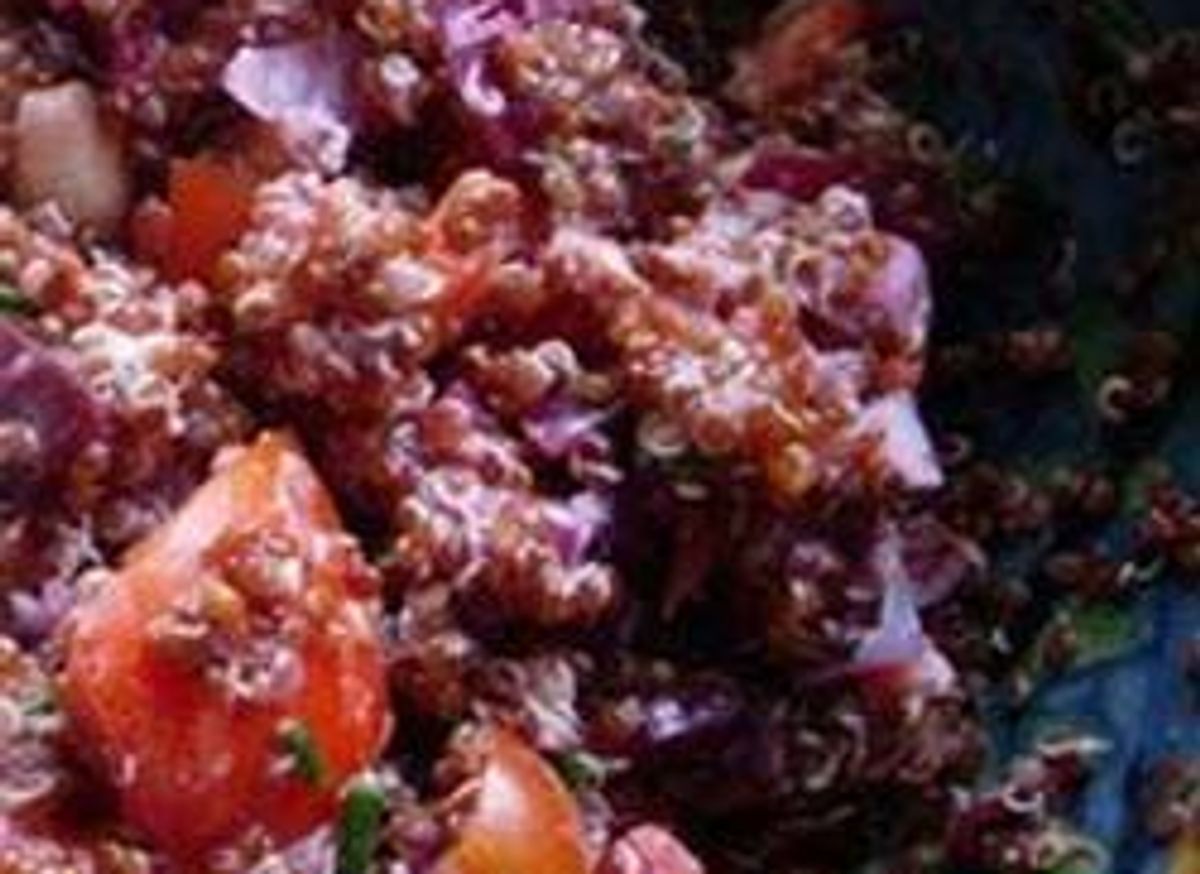 Salade de quinoa rouge - FemininBio