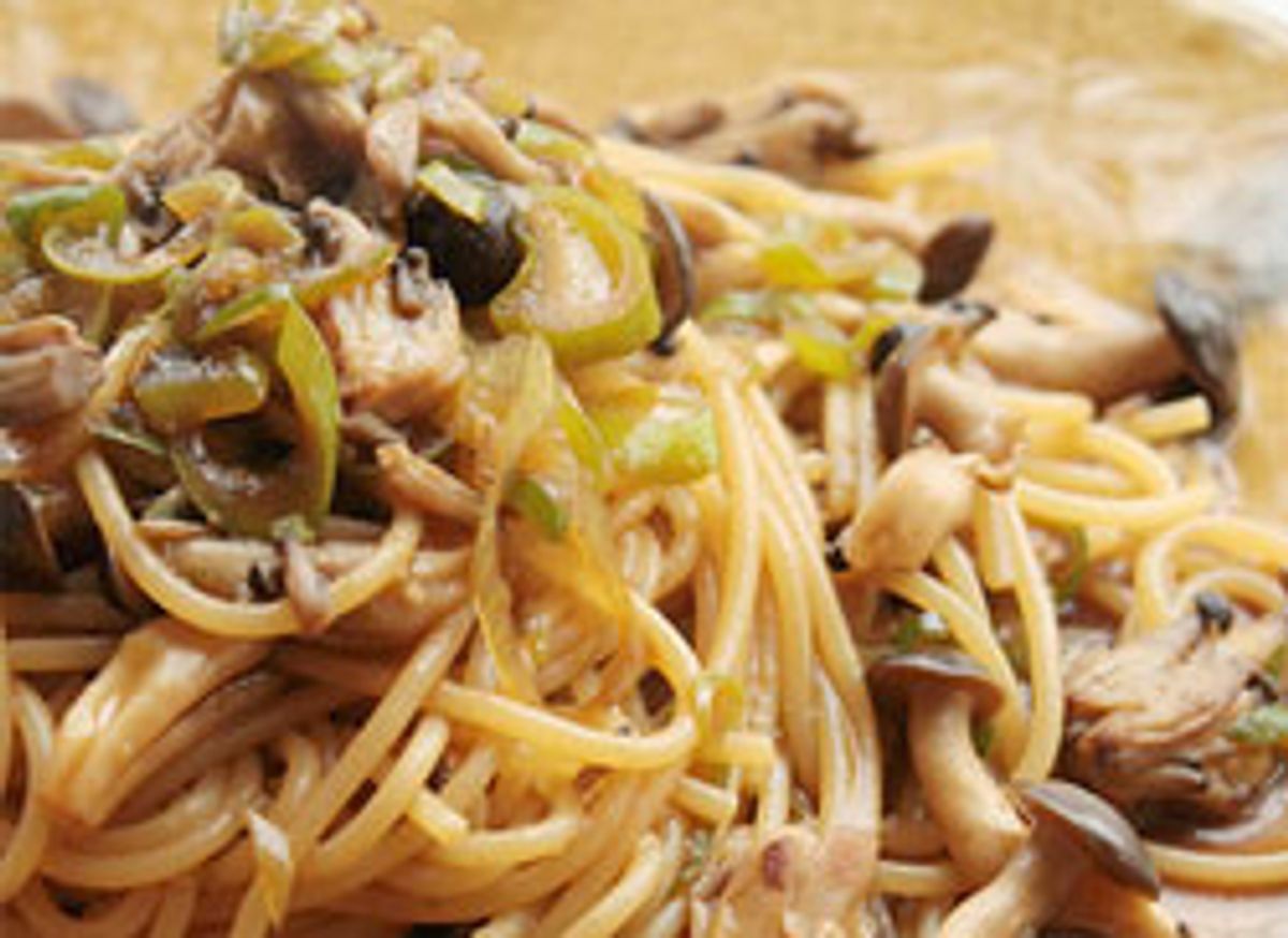 Spaghetti aux champignons et à la sauge - FemininBio