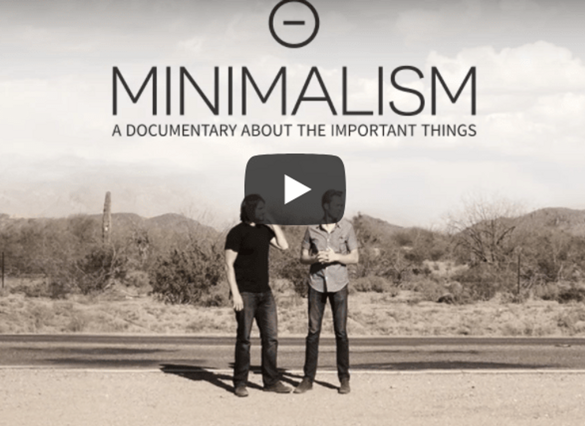 "Minimalism" : documentaire à voir sur Netflix - FemininBio