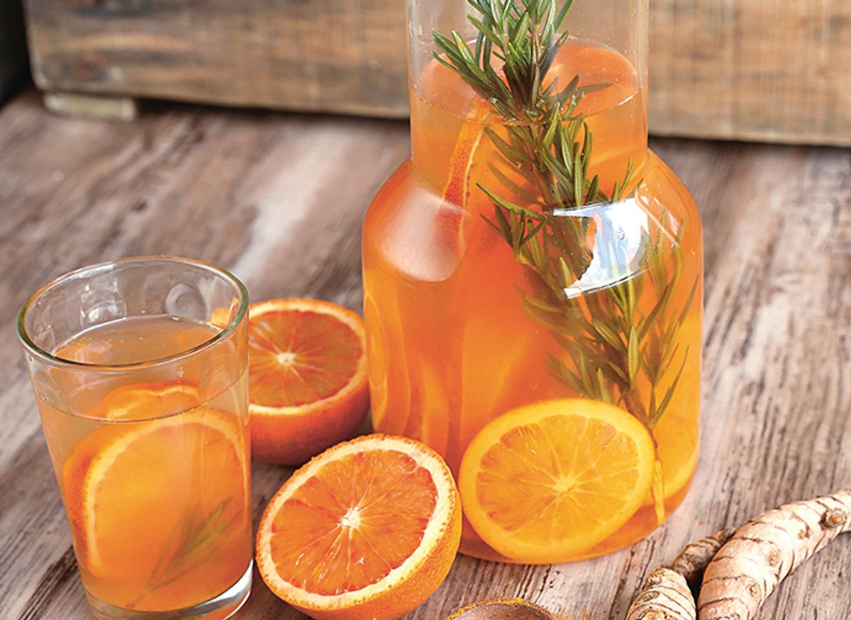 Infusion détox orange sanguine-curcuma - FemininBio