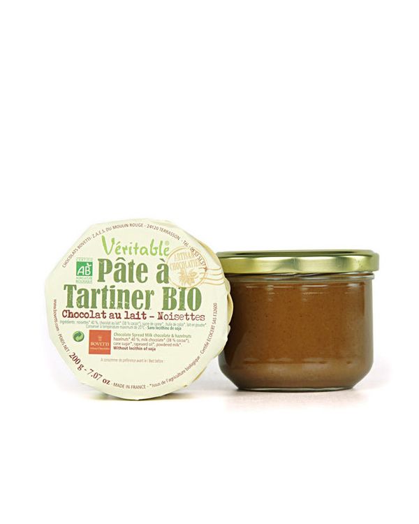 Pâte à tartiner bio sans huile de palme - FemininBio