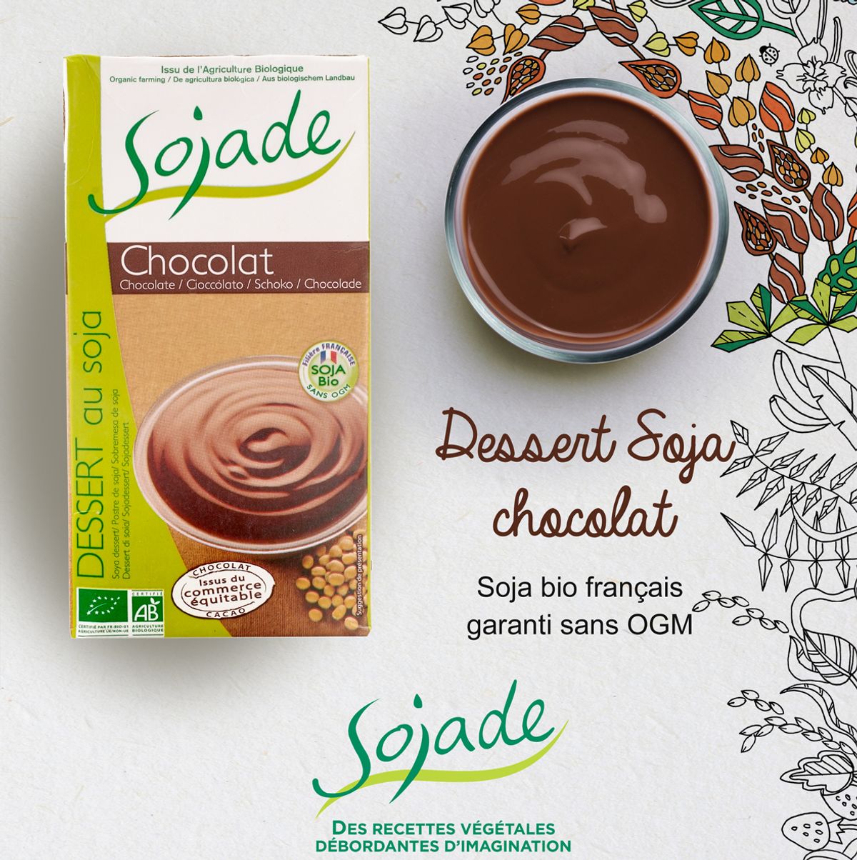 Avis Dessert soja chocolat Sojade Sojade - FemininBio